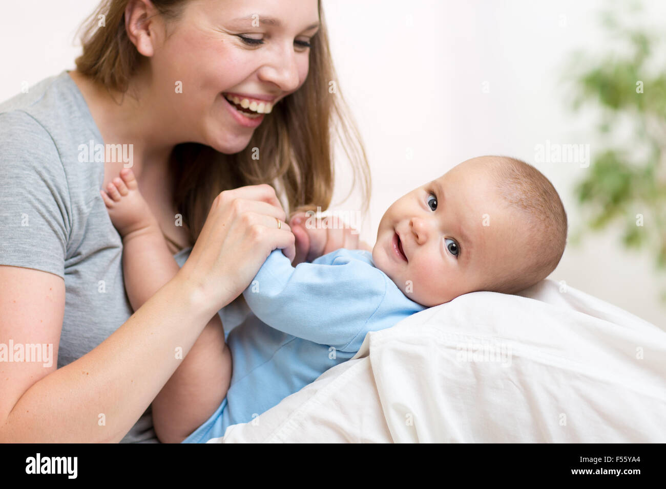 Mother with baby Stock Photo - Alamy