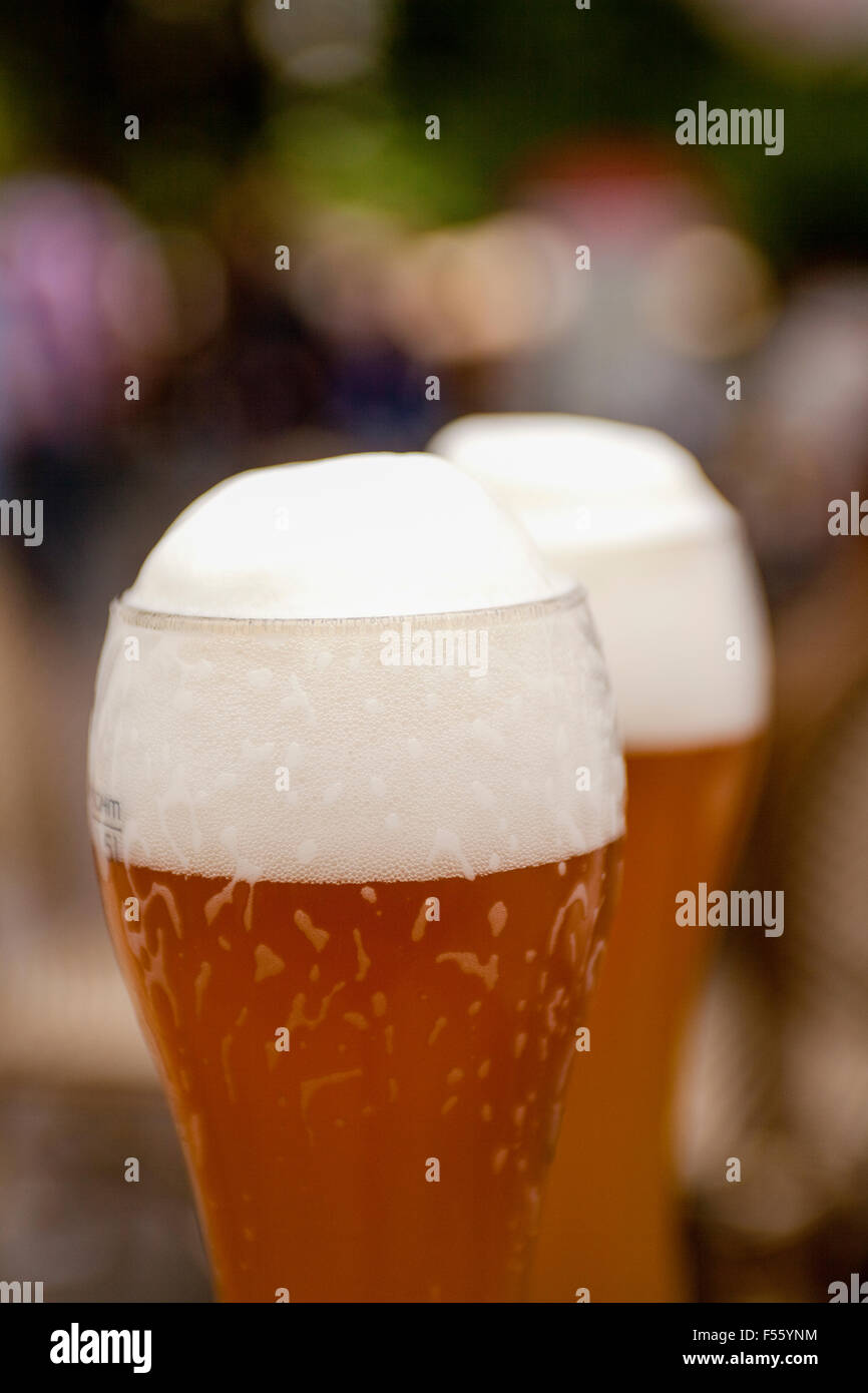Two German beers Stock Photo - Alamy