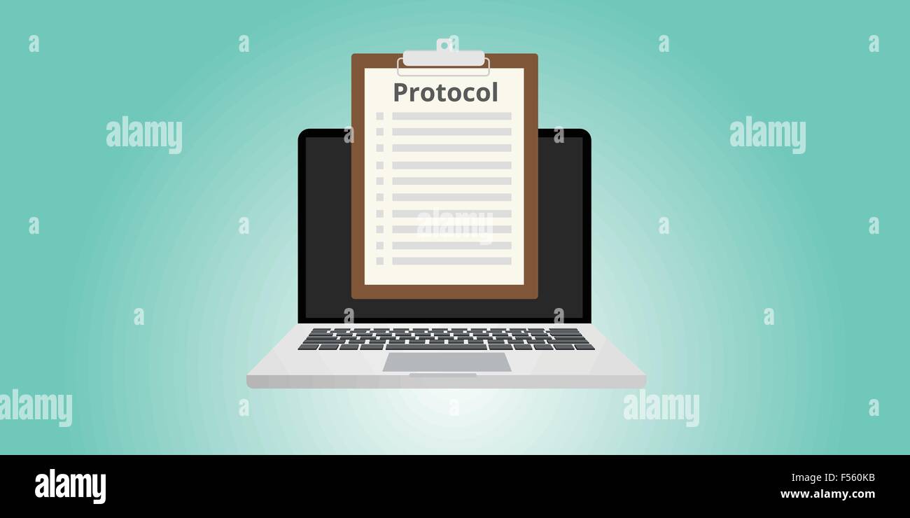 Office protocol Stock Vector Images - Alamy