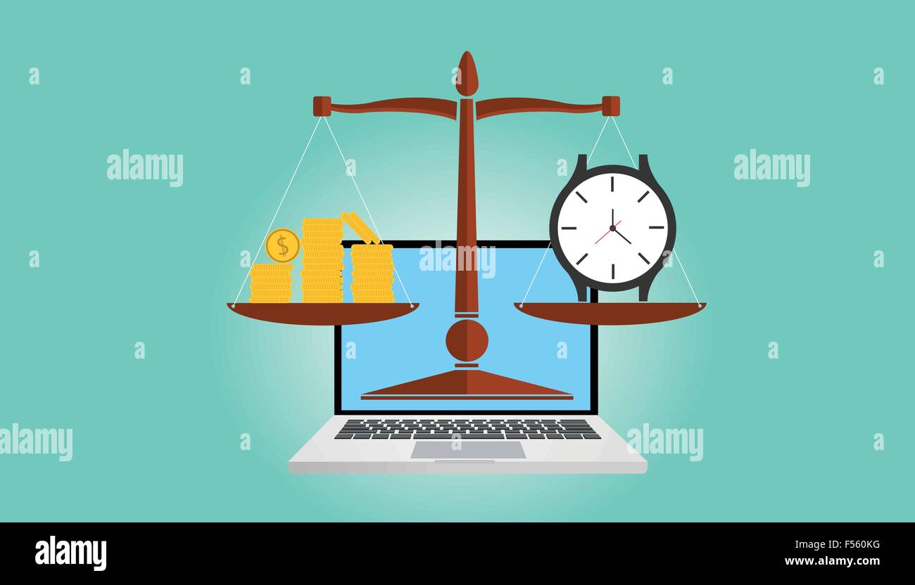 Time calculation Stock Vector Images - Alamy