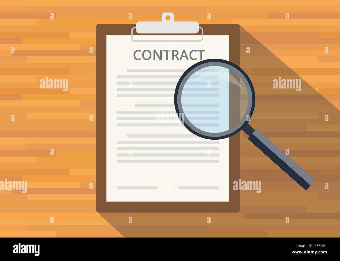 Legal scrutiny Stock Vector Images - Alamy