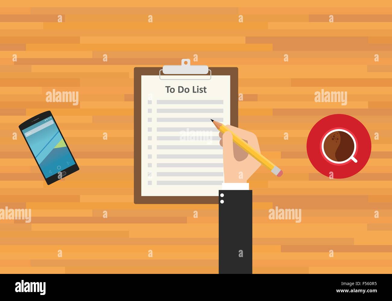 to do list Stock Vector Image & Art - Alamy