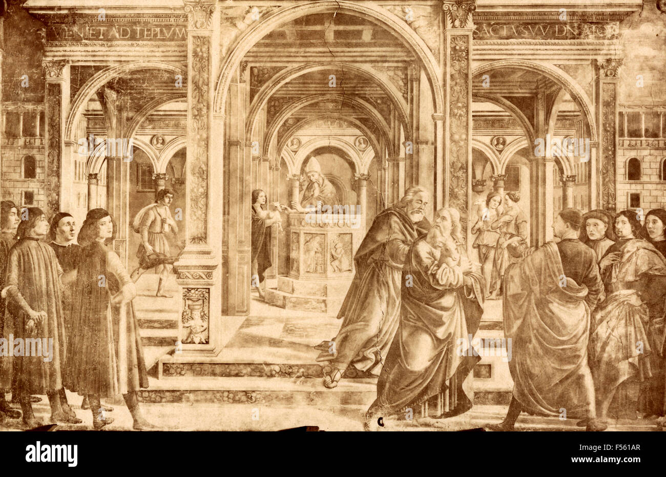 Church of Santa Maria Novella, Florence: S. Joachim driven from the ...