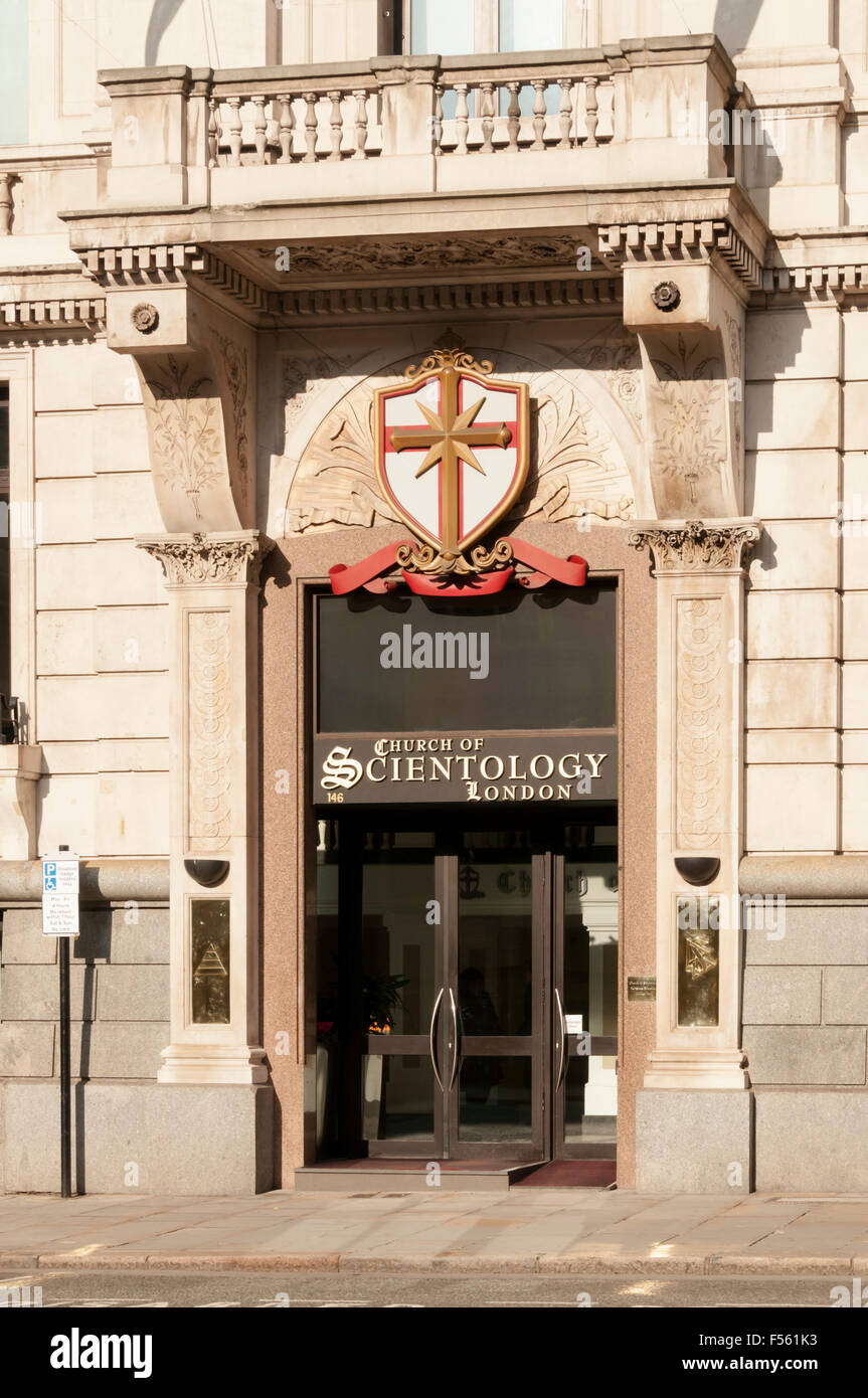 The Church of Scientology London in Queen Victoria Street Stock Photo ...
