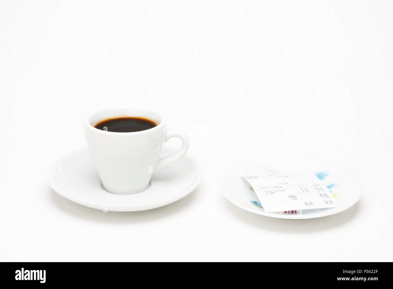 Coffee bill Cut Out Stock Images & Pictures - Alamy