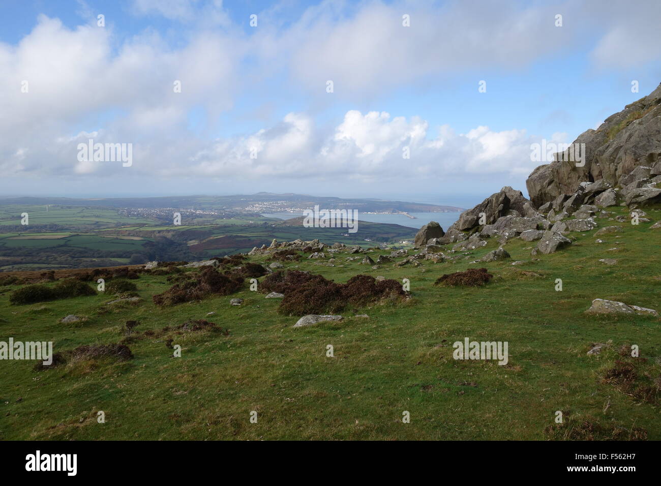 The view of FIshguard Bay from Garn Fawr on Mynydd Dinas (Mount Dinas ...