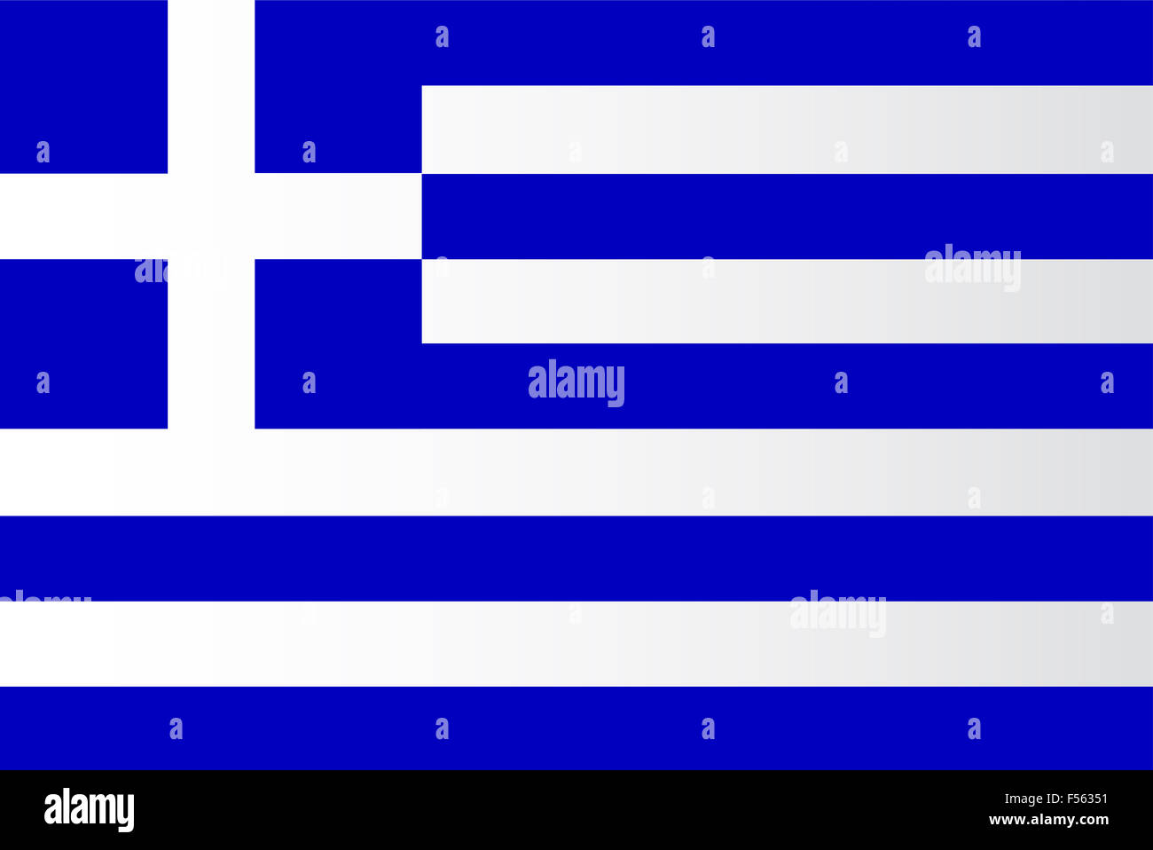 The flag of Greece in blue and white Stock Photo - Alamy