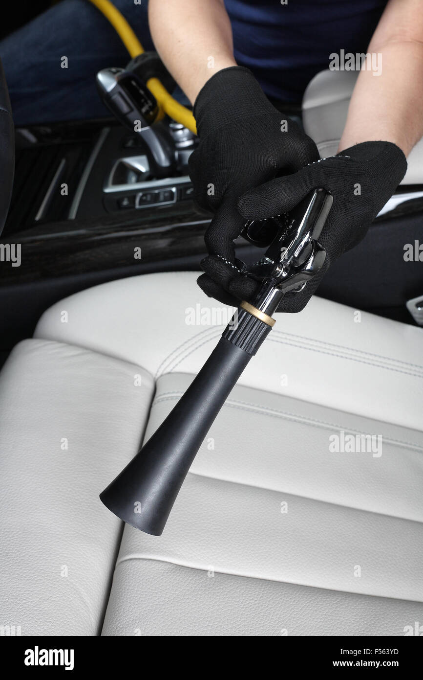 Steam interior car cleaning hi-res stock photography and images - Alamy