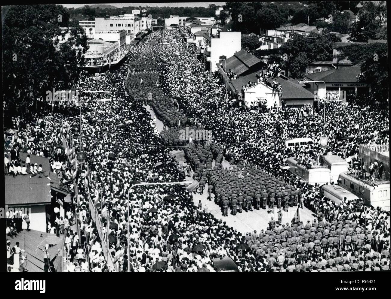 1972 - Ugandan troops march past Kampala. Idi Amin s first anniversary ...