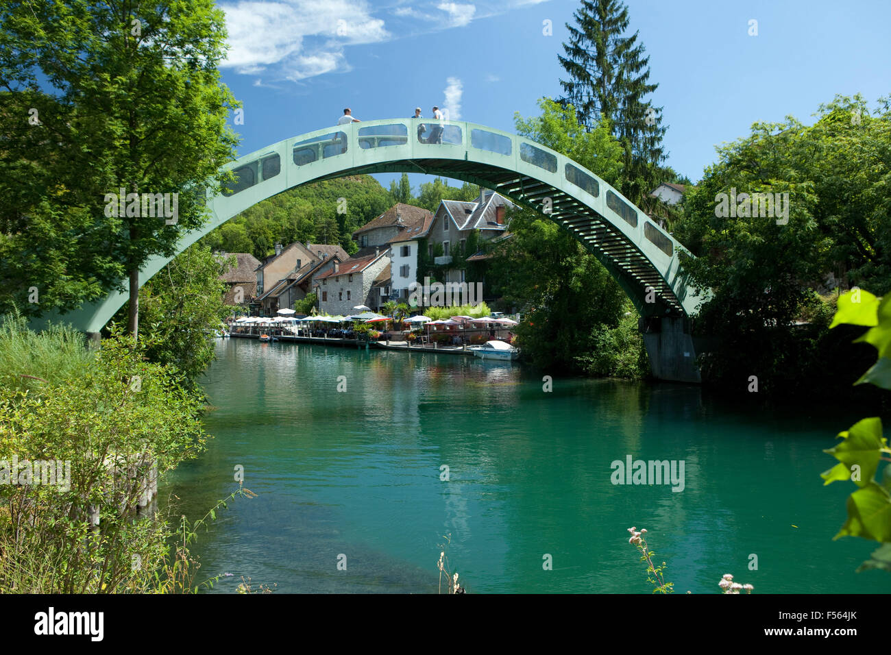 Via Rhôna : Chanaz Stock Photo - Alamy