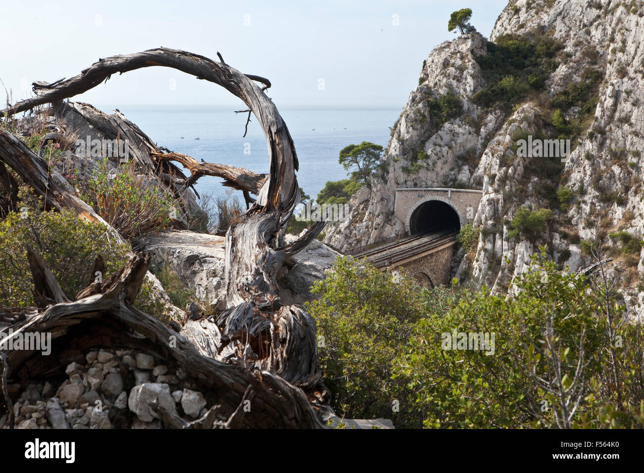 Côte Bleue,West of Marseilles Stock Photo - Alamy