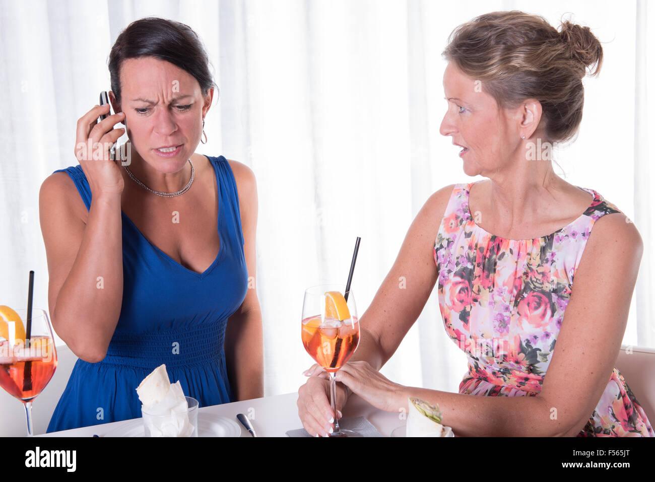 Concerned phone call hi-res stock photography and images - Alamy