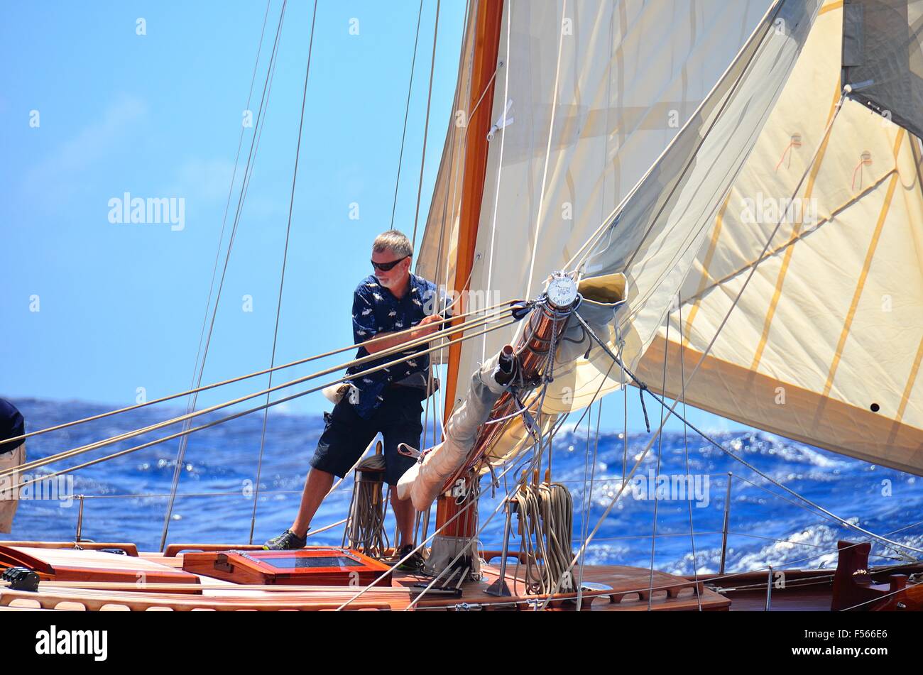 Classic sailing yacht hi-res stock photography and images - Alamy