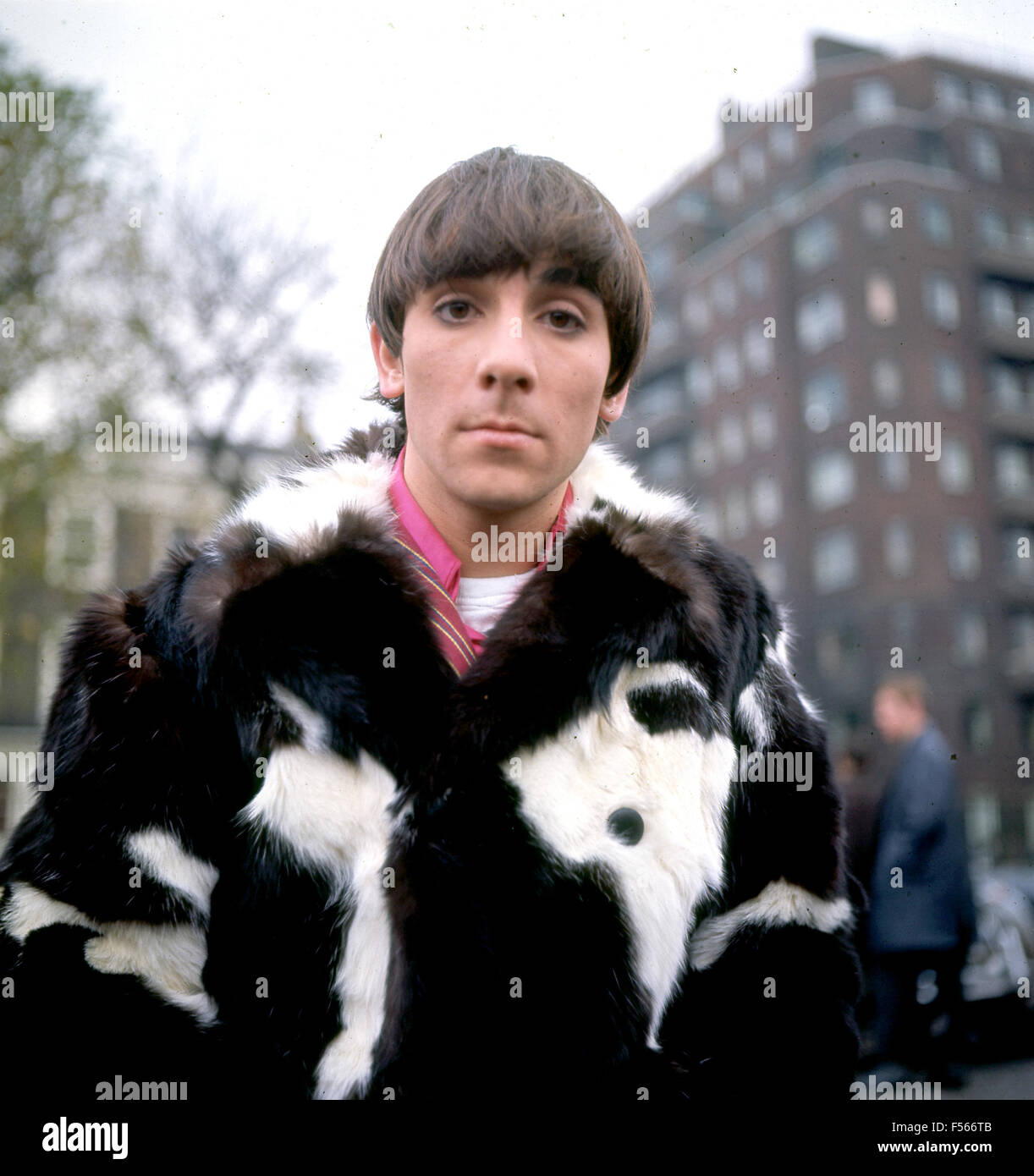 THE WHO Keith Moon during a break in filming a set for German ...