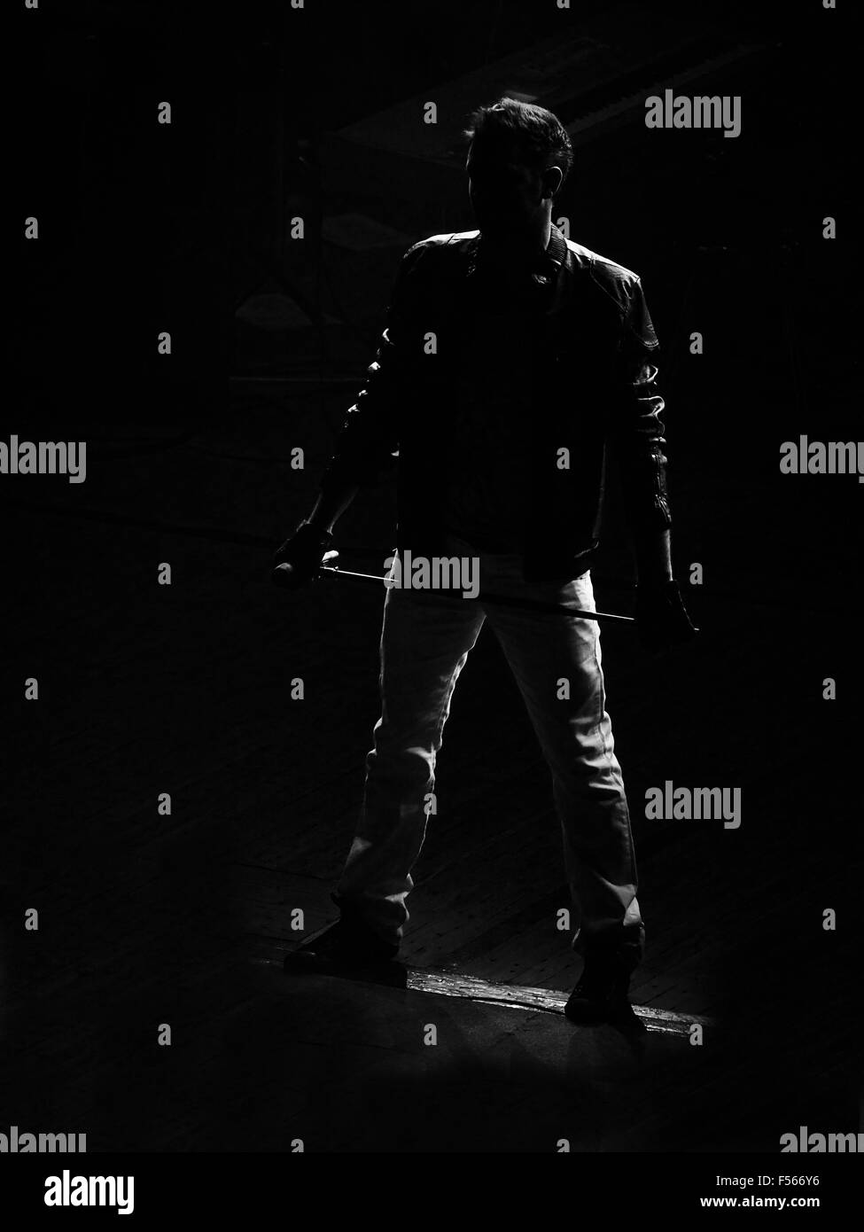 Stylish singer Black and White Stock Photos & Images - Alamy