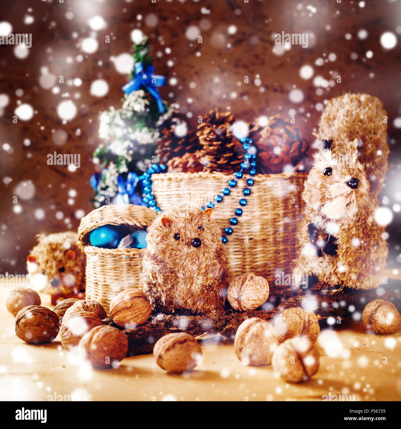 Vintage toys under christmas tree hi-res stock photography and images ...