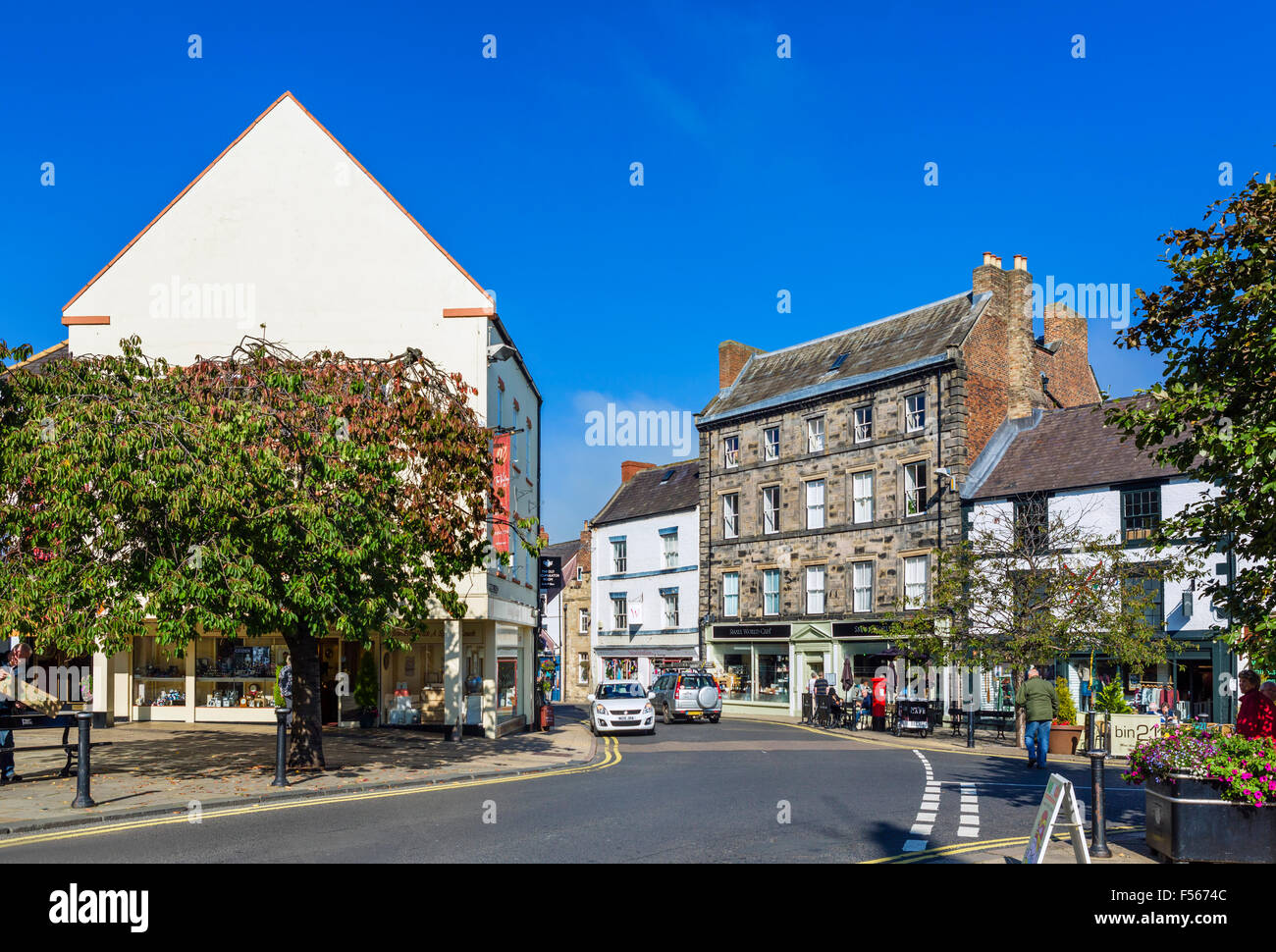 Hexham town centre hi-res stock photography and images - Alamy