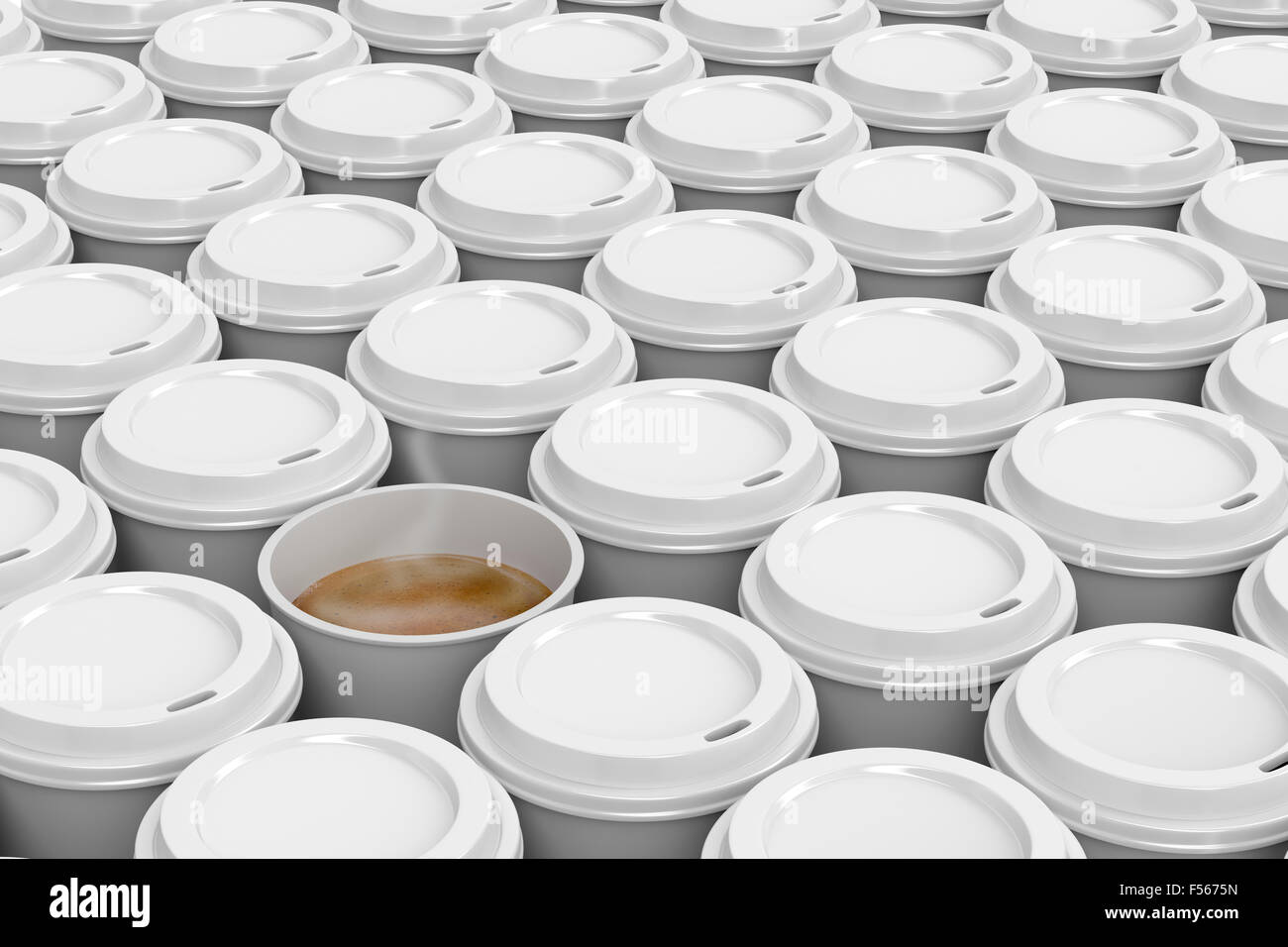 Plastic cups in rows hi-res stock photography and images - Alamy