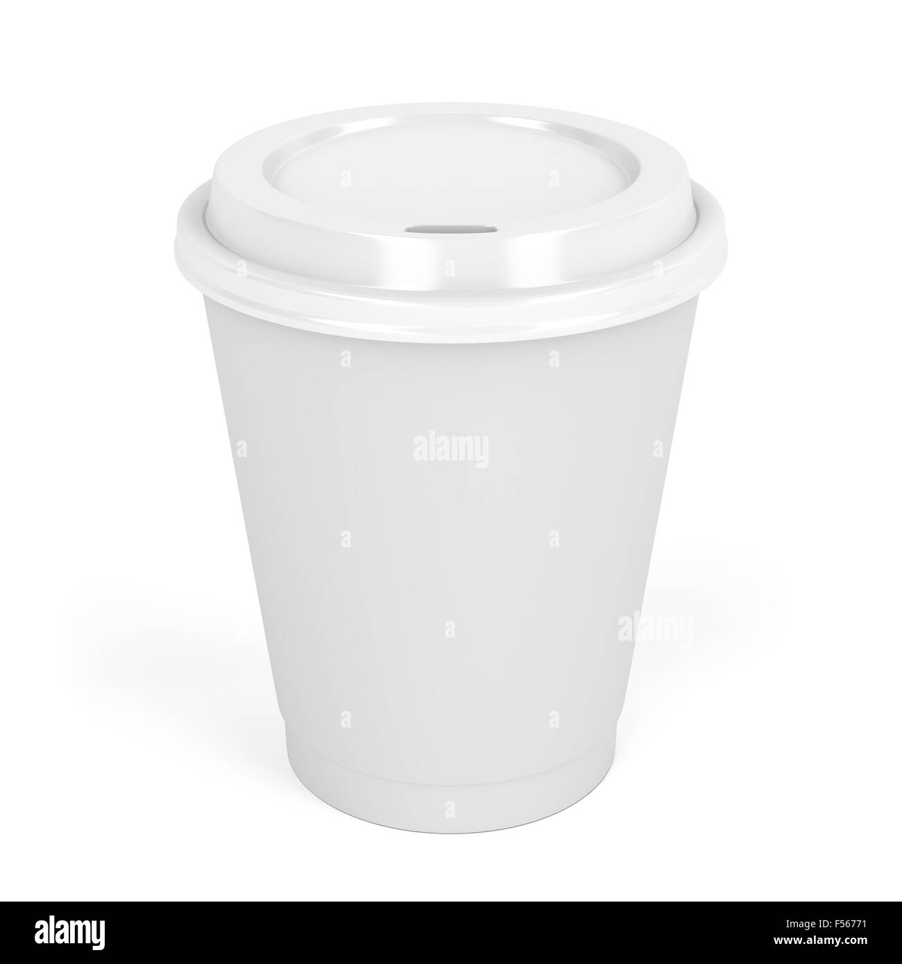 Paper coffee cup on white background Stock Photo - Alamy