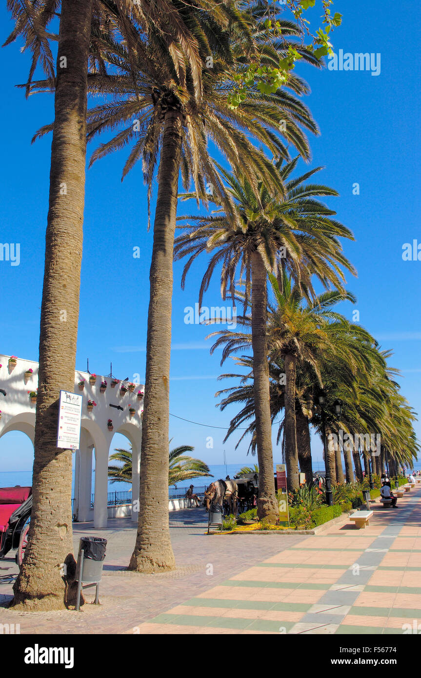 Balcon de Europa (Balcony of Europe), Nerja, Costa del Sol. Malaga ...