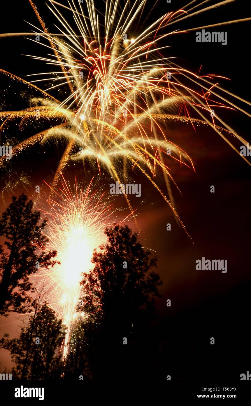 Fireworks to celebrate! Stock Photo - Alamy