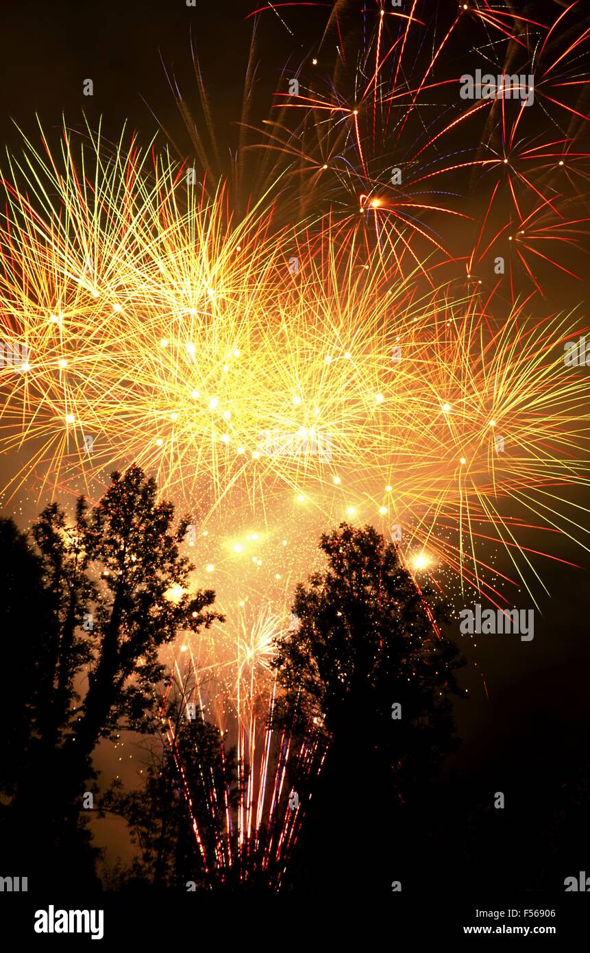 Fireworks to celebrate! Stock Photo - Alamy