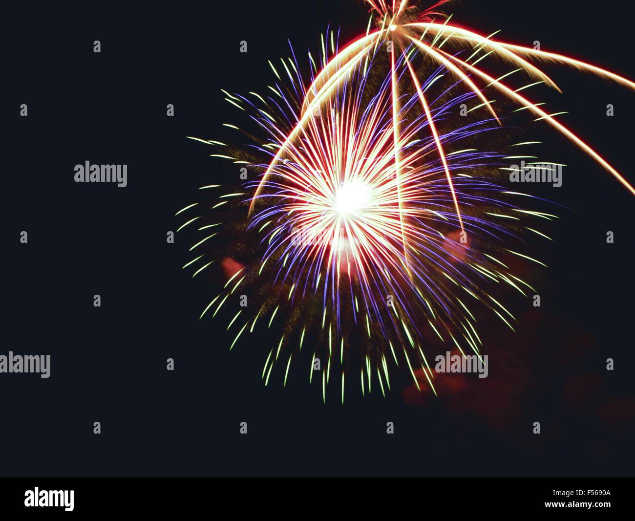 Fireworks to celebrate! Stock Photo - Alamy
