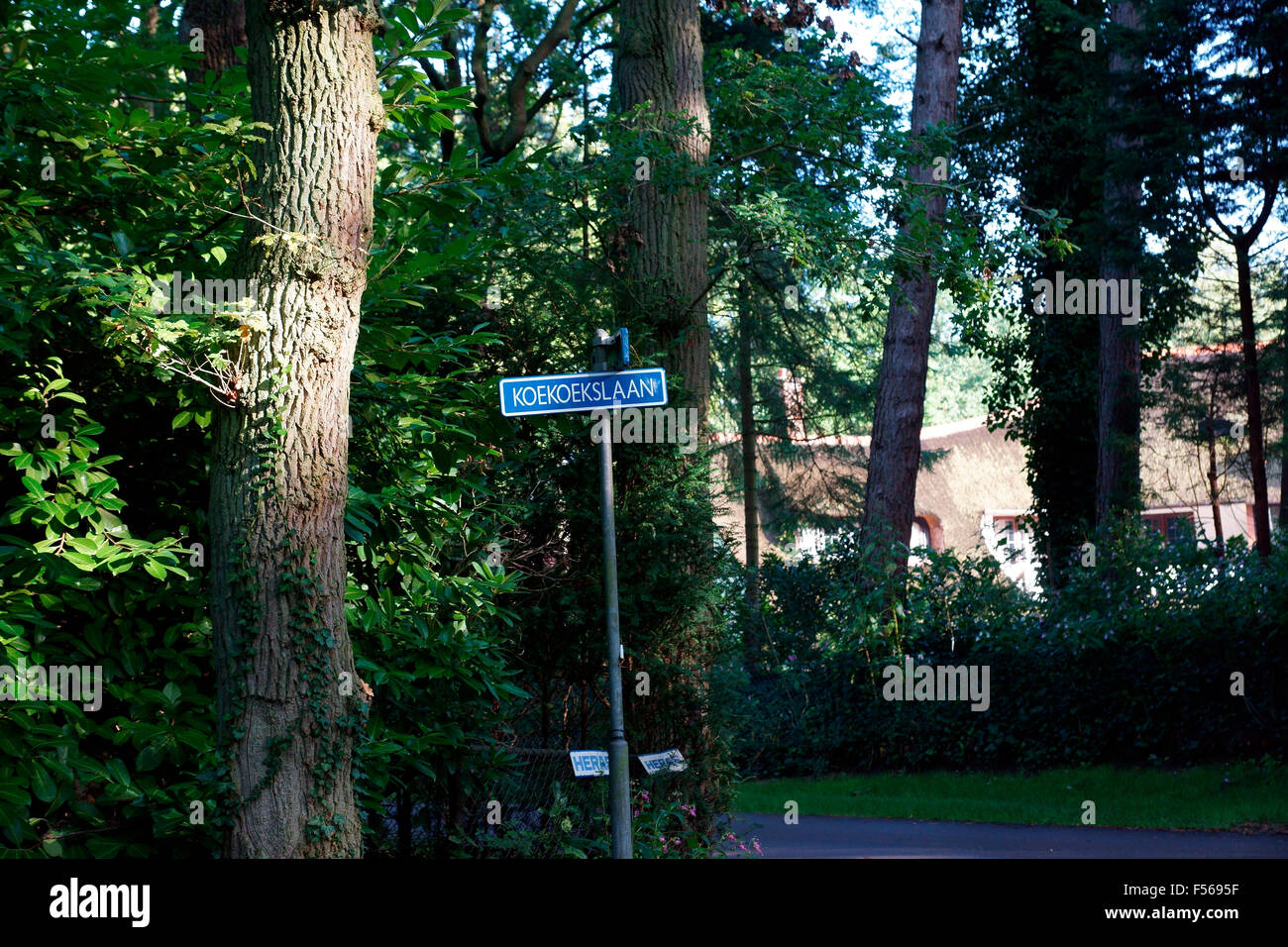 MOBILE V2 ROCKET BOMB LAUNCH SITE STREET SIGNS Stock Photo - Alamy