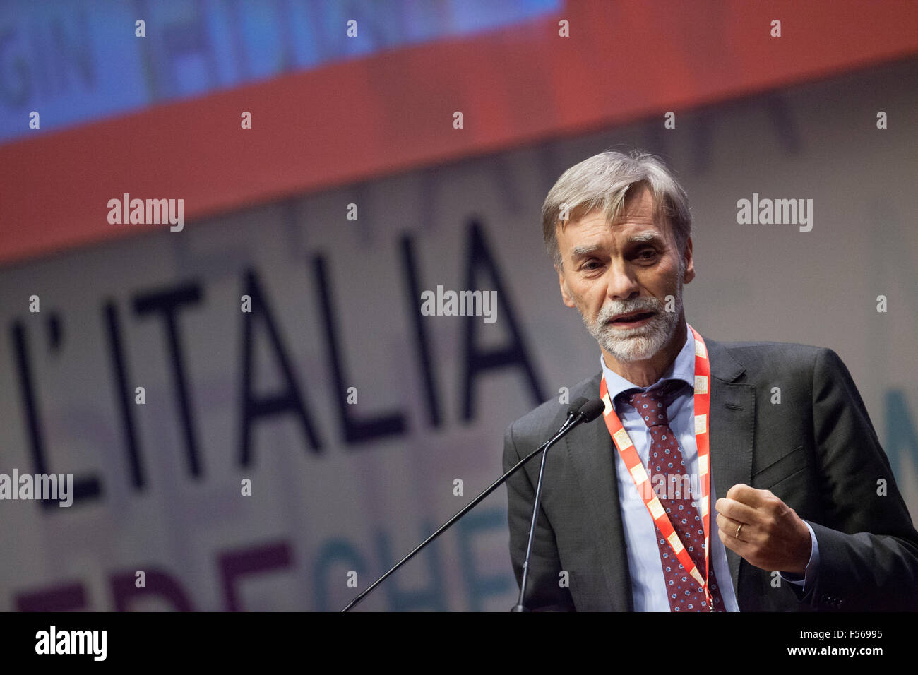 torino, Italy. 28th Oct, 2015. Graziano Delrio, Minister of ...