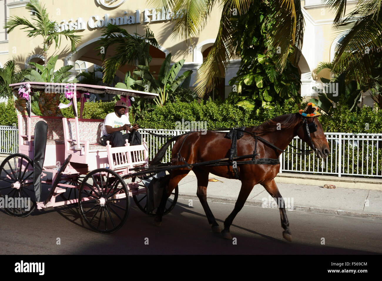 British Colonial Hilton hotel, Nassau, Bahamas, Caribbean Stock Photo ...