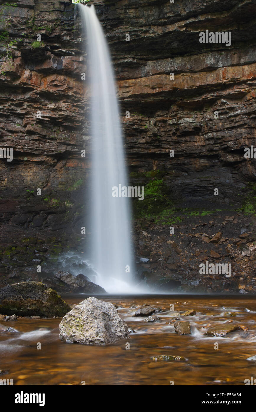 Hardraw Force is England`s largest single drop waterfall, a reputed 100 ...