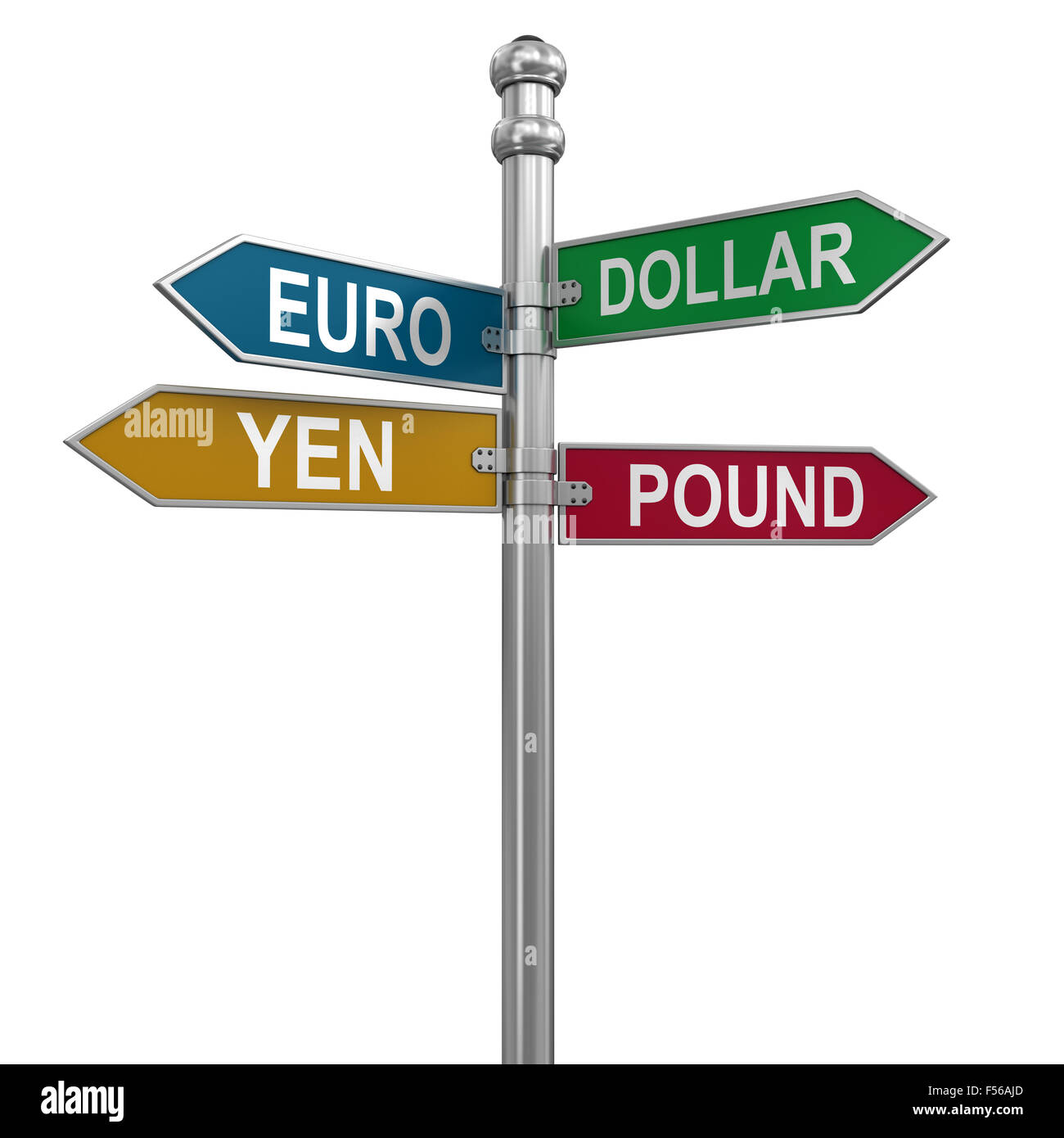 Sign Directions. Image with clipping path Stock Photo - Alamy