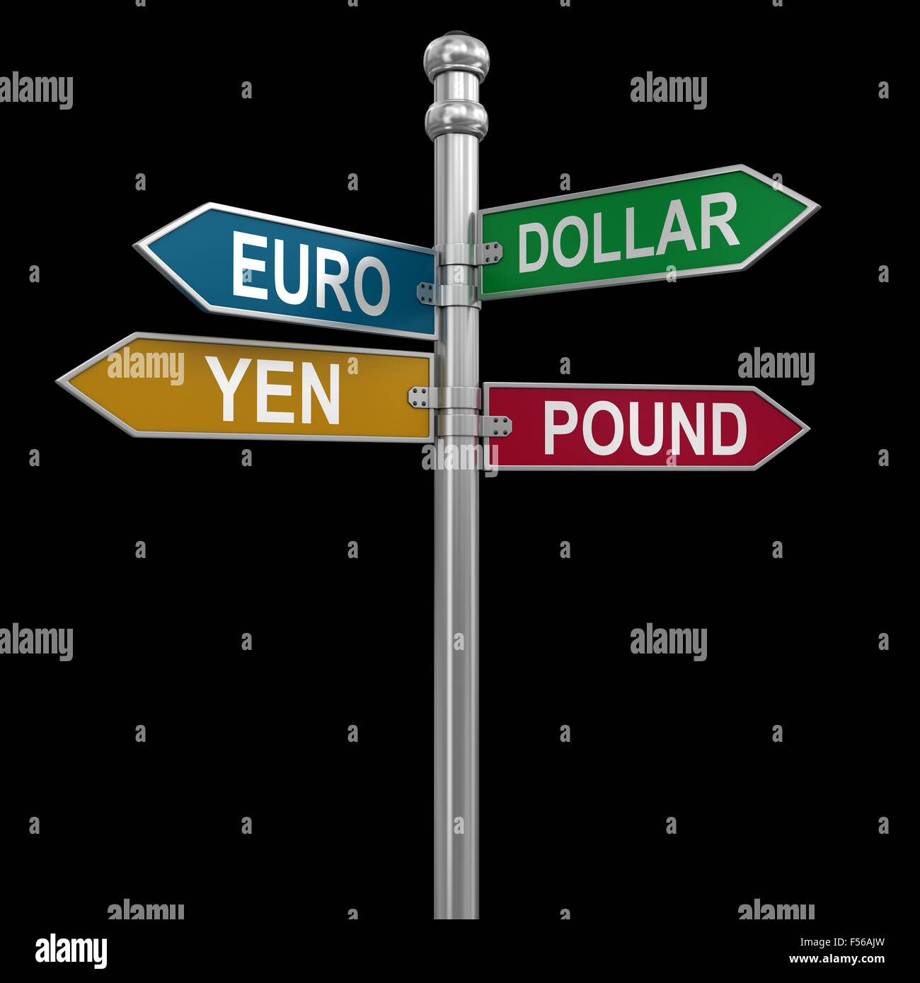 Sign Directions. Image with clipping path Stock Photo - Alamy