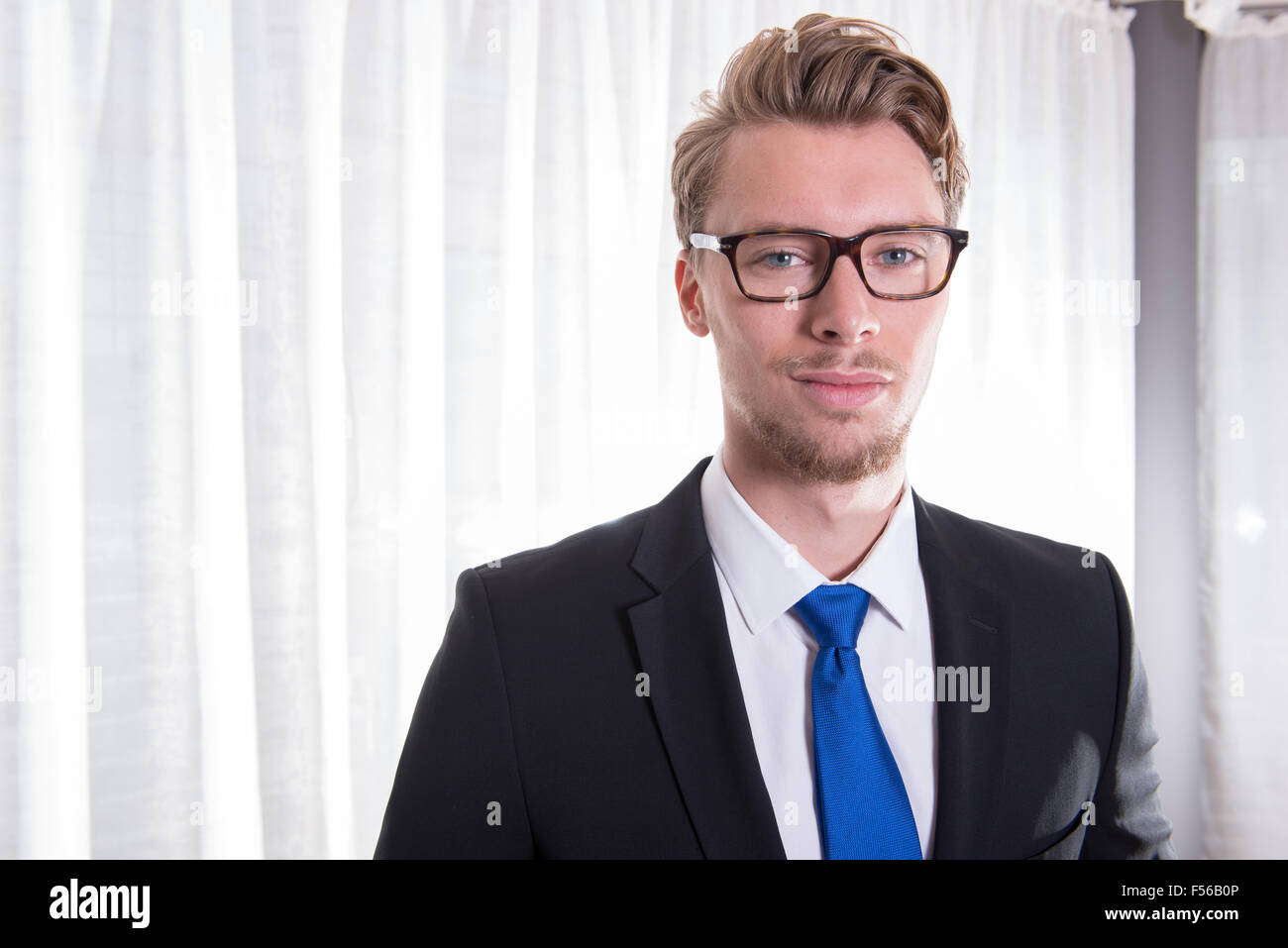 Young blond german man in hi-res stock photography and images - Alamy
