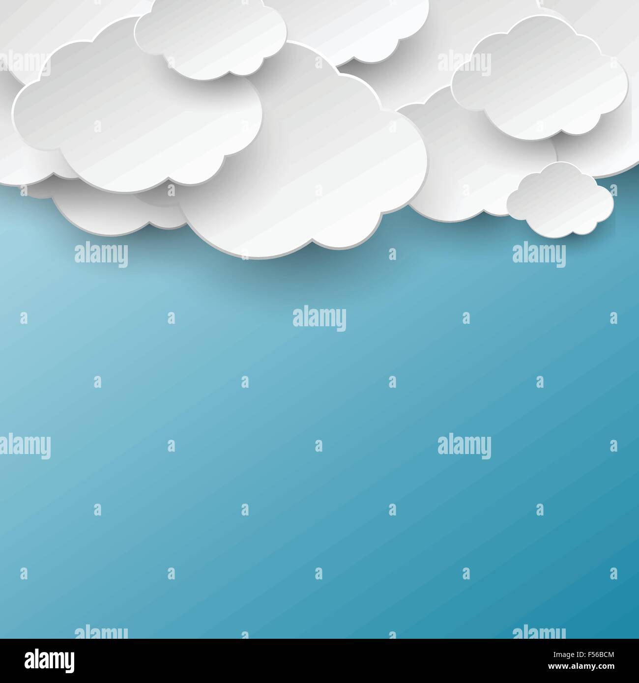 Grey clouds on sky Stock Vector Images - Alamy