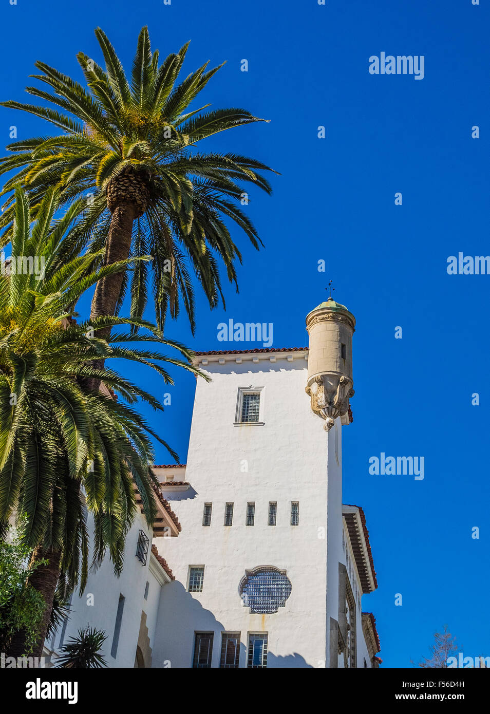 Santa Barbara County Courthouse is a historic landmark in Santa Barbara ...