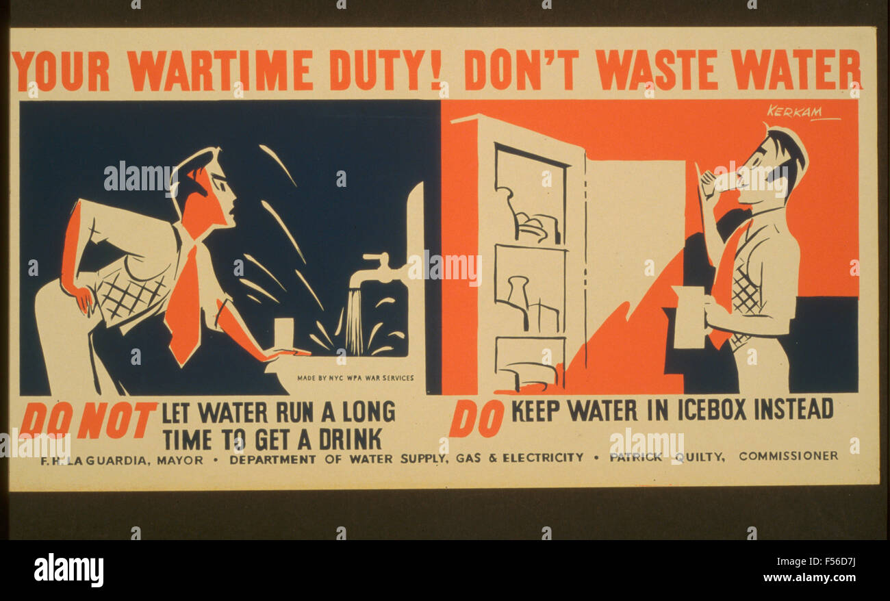 Dont waste water hi-res stock photography and images - Alamy