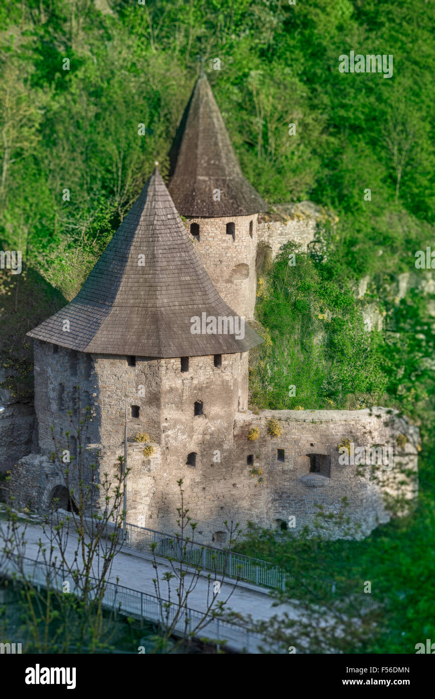 Ancient stone castle Stock Photo - Alamy