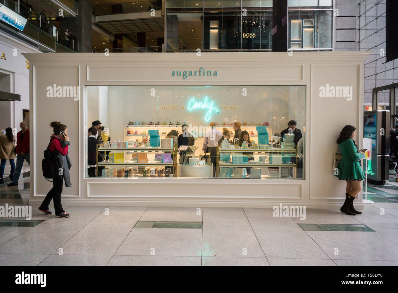 The Sugarfina candymaker store is seen in the Time Warner Center in New ...