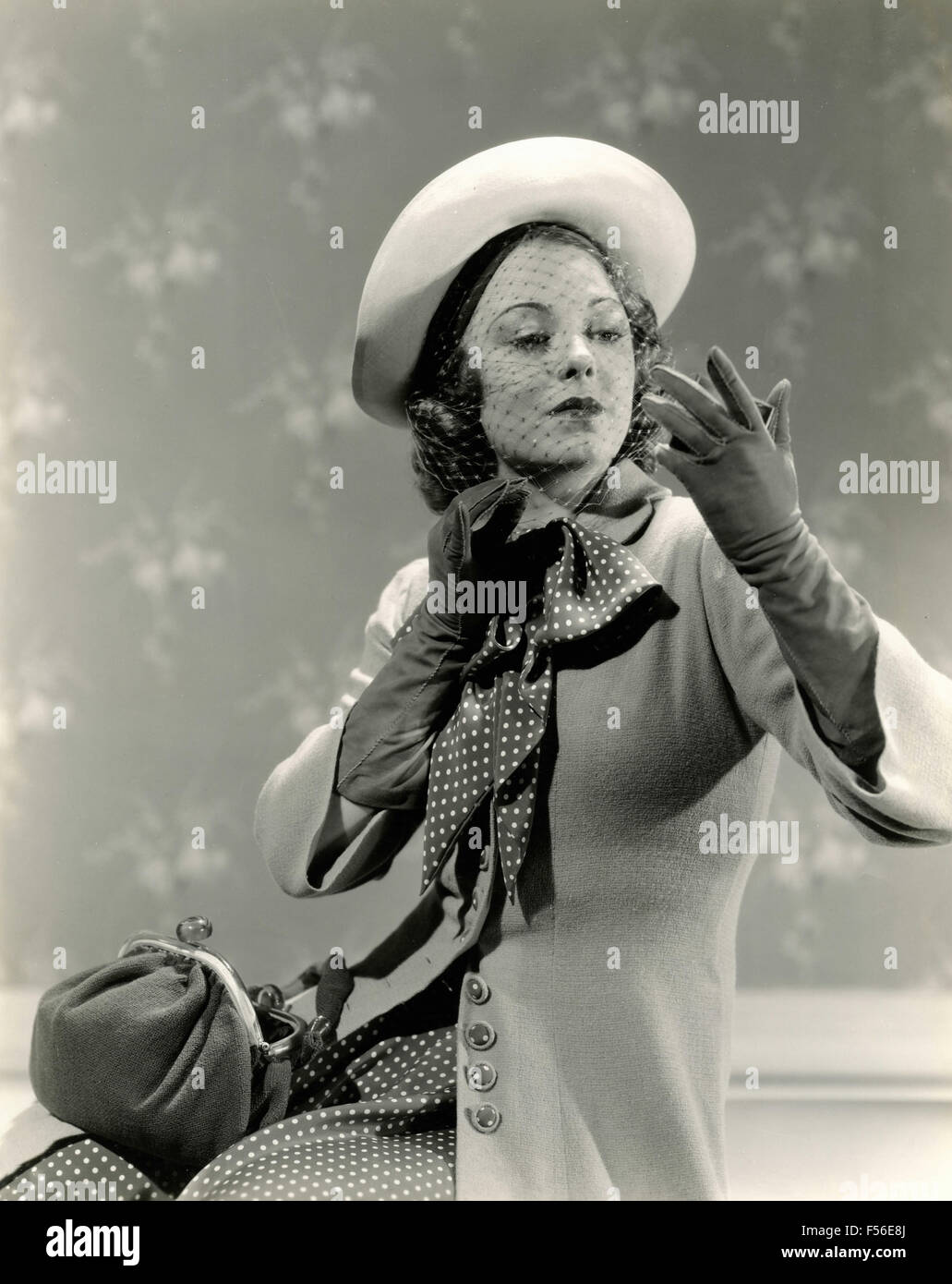 American actress Mirna Loy Stock Photo - Alamy