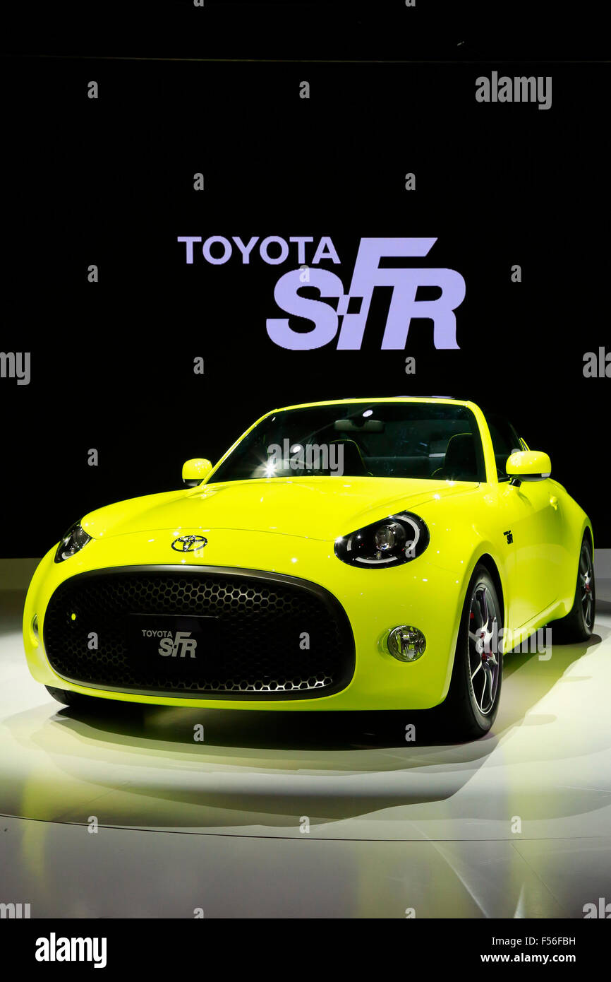 The new TOYOTA S-FR car on display during the 44th Tokyo Motor Show ...