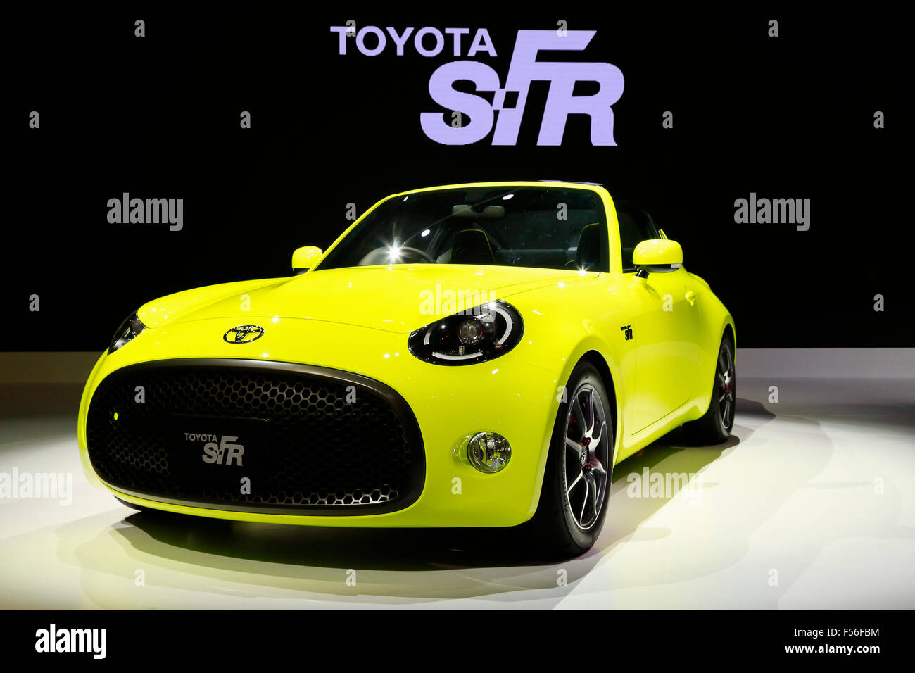 The new TOYOTA S-FR car on display during the 44th Tokyo Motor Show ...