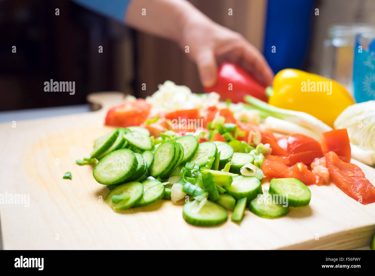 vegetables in the kitchen Stock Photo - Alamy