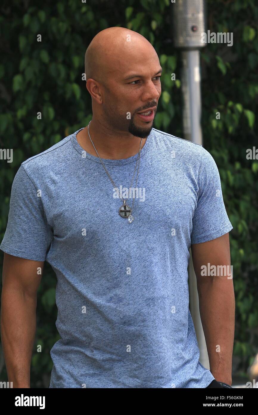 Hip-hop rapper Common out and about in Beverly Hills Featuring: Common ...