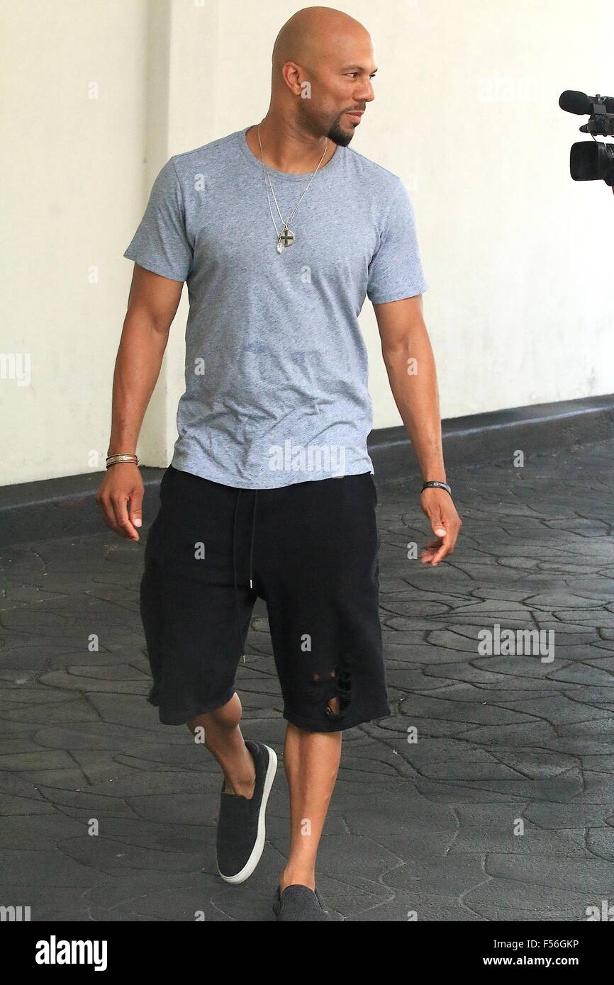 Hip-hop rapper Common out and about in Beverly Hills Featuring: Common ...