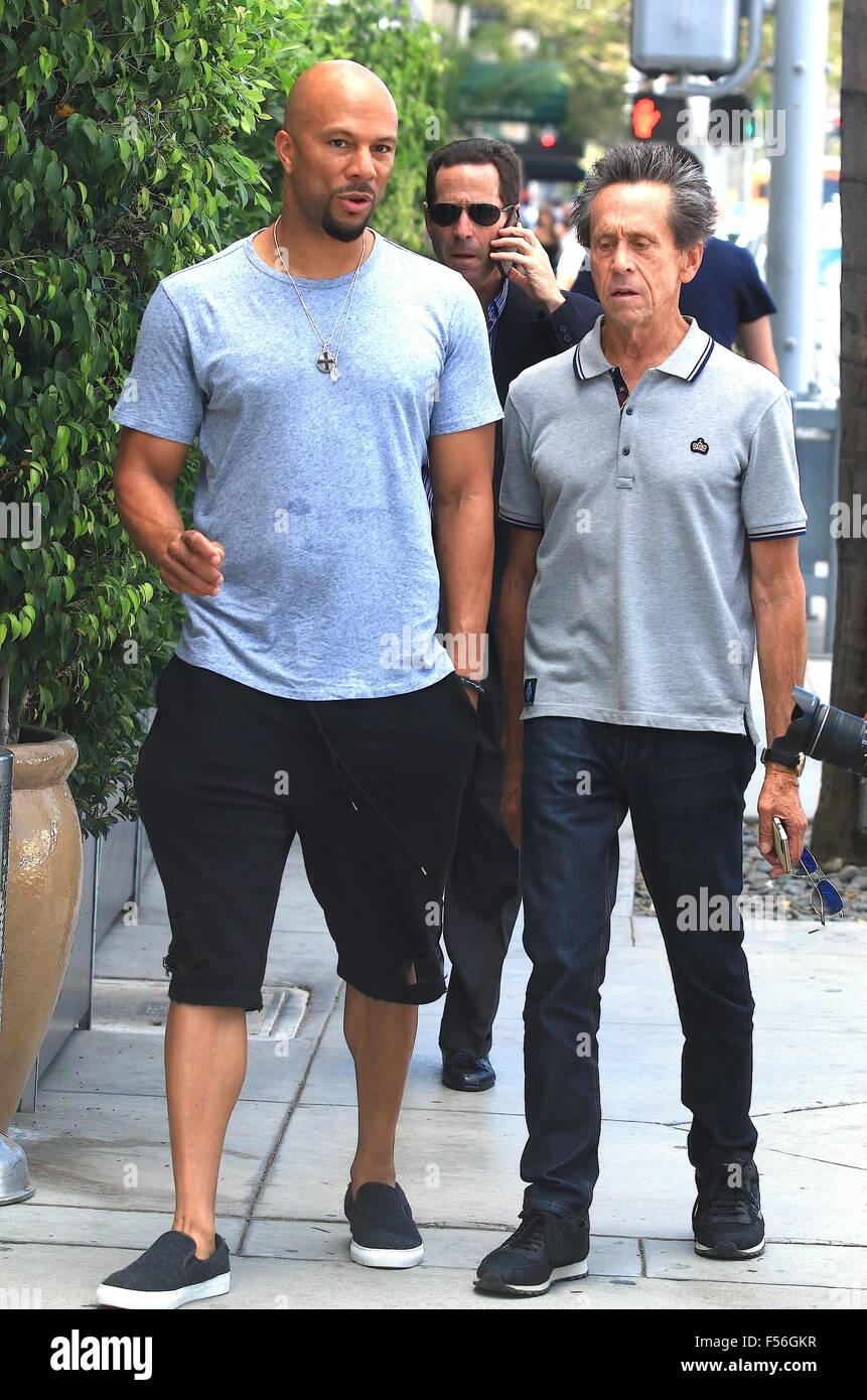 Hip-hop rapper Common out and about in Beverly Hills Featuring: Common ...