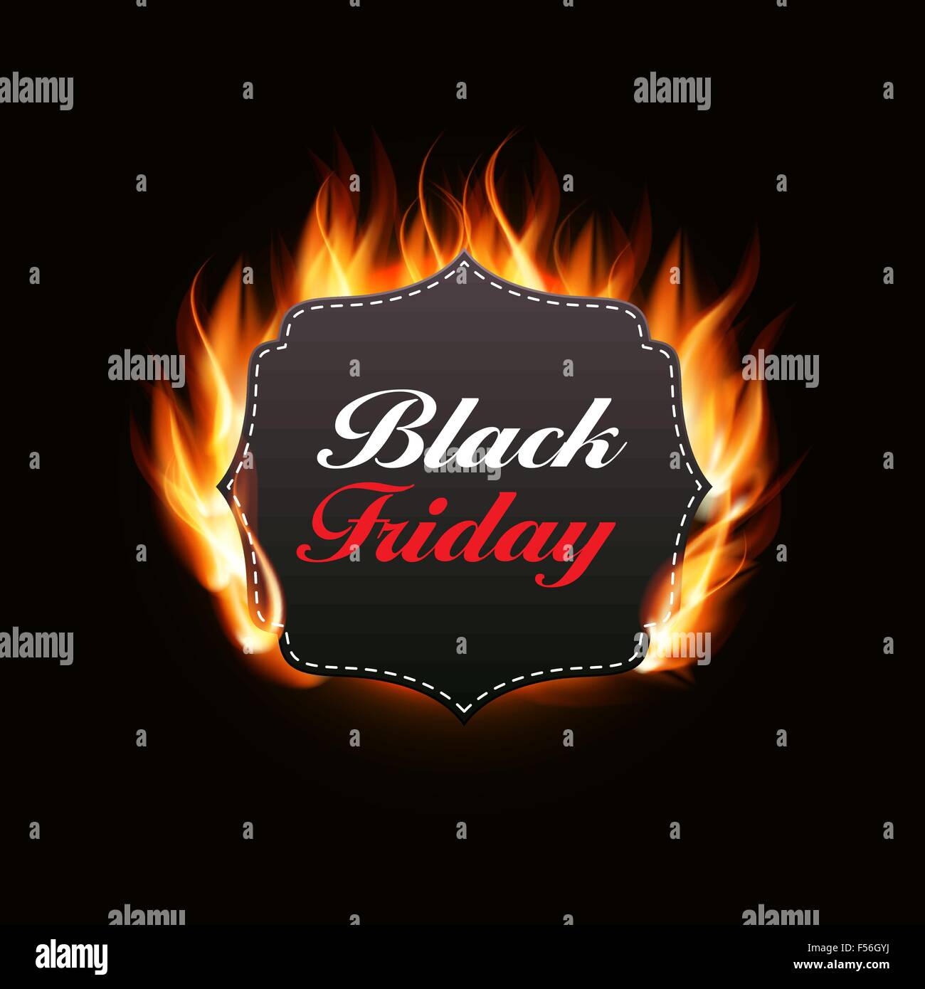 Black Friday Sale Vector Illustration Stock Vector Image & Art - Alamy
