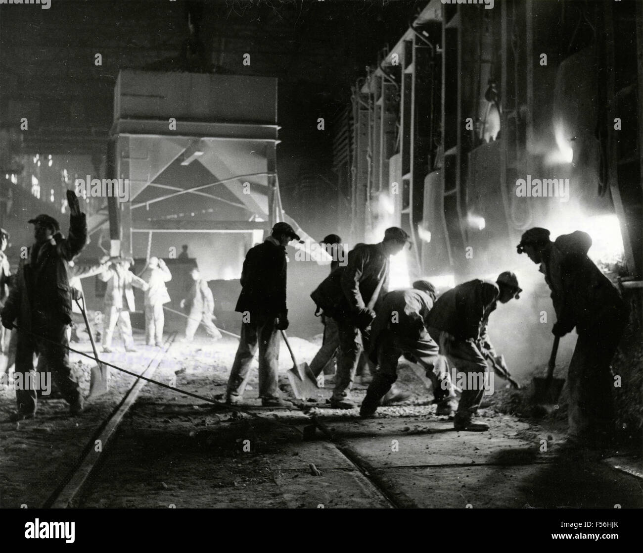 Blast furnace workers hi-res stock photography and images - Alamy