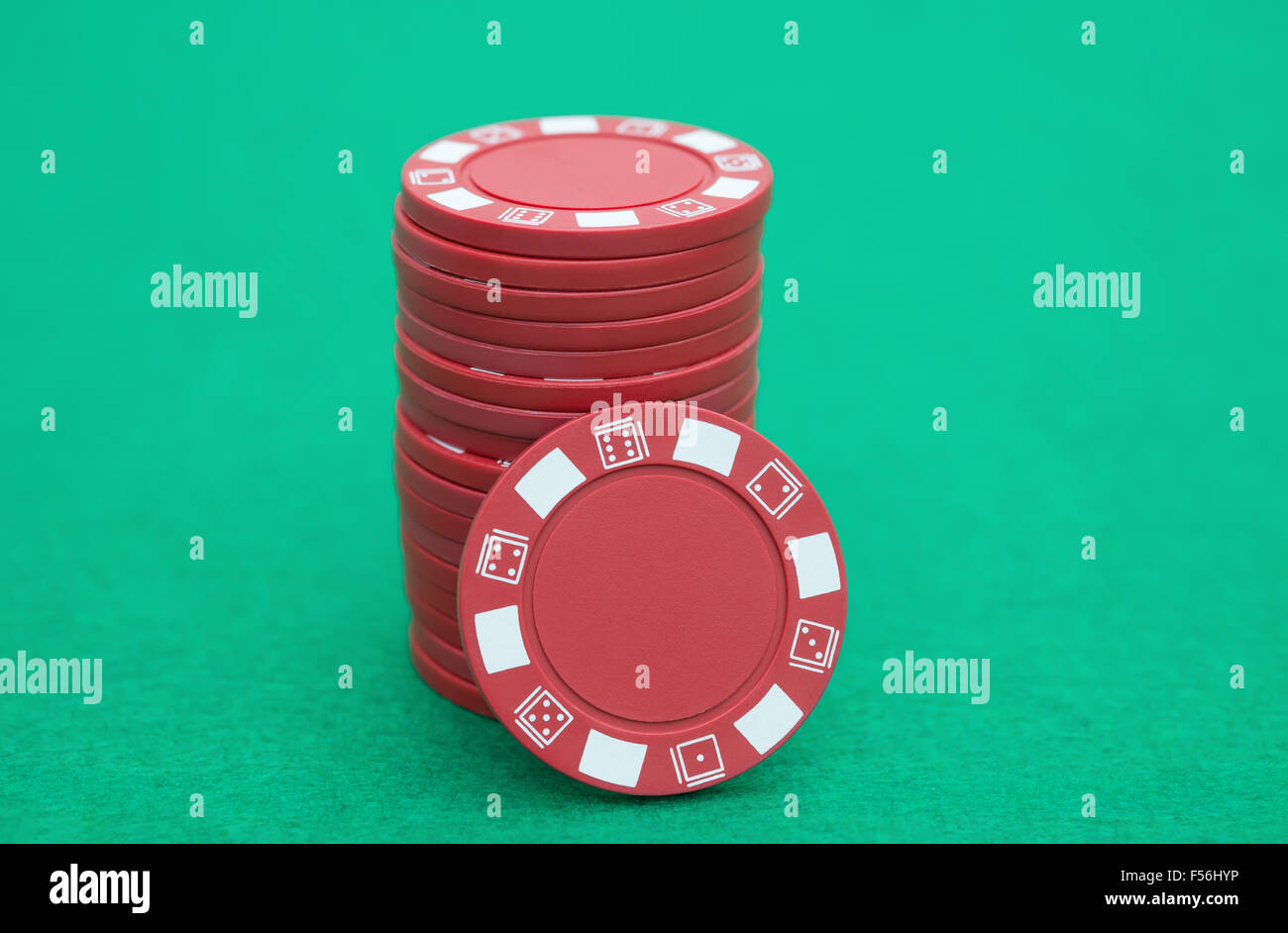 Chips on poker table hi-res stock photography and images - Alamy