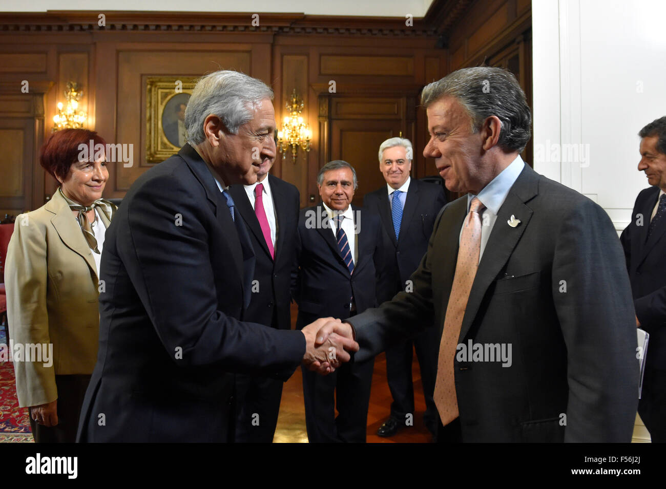 Bogota, Colombia. 28th Oct, 2015. Image provided by Colombia's ...